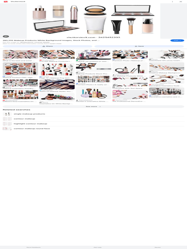 Makeup Materials White Screen - Google Search | PDF | Companies | Websites