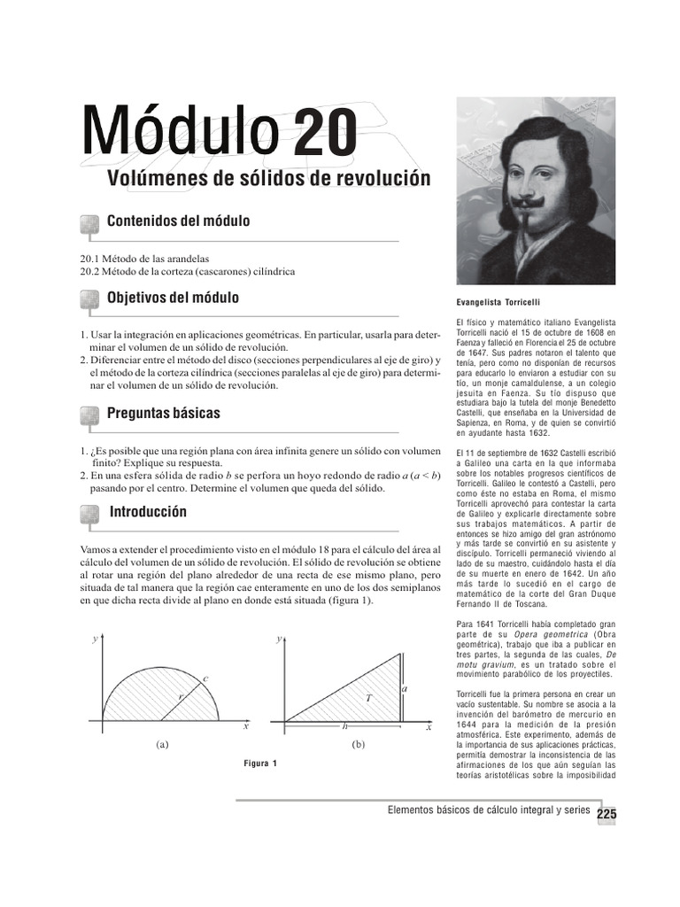 Volumenes de Solidos de Revolución | PDF | Integral | Geometría euclidiana