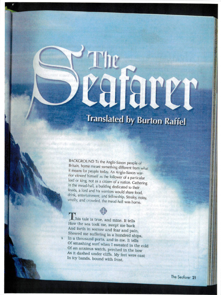 Seafarer, Wanderer, Wife's Lament | PDF