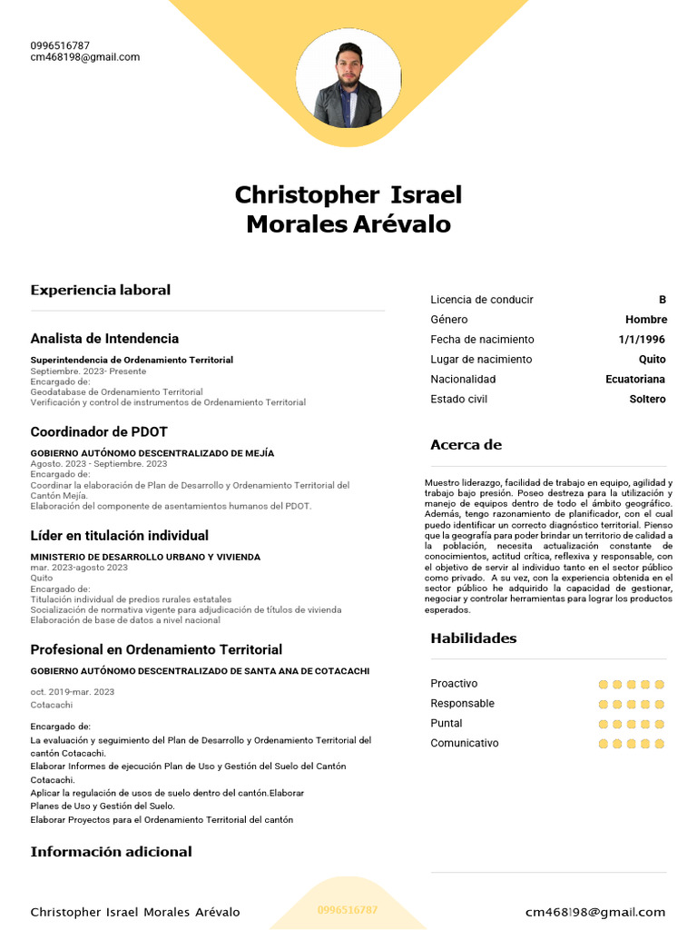 Experto en Ordenamiento Territorial | PDF
