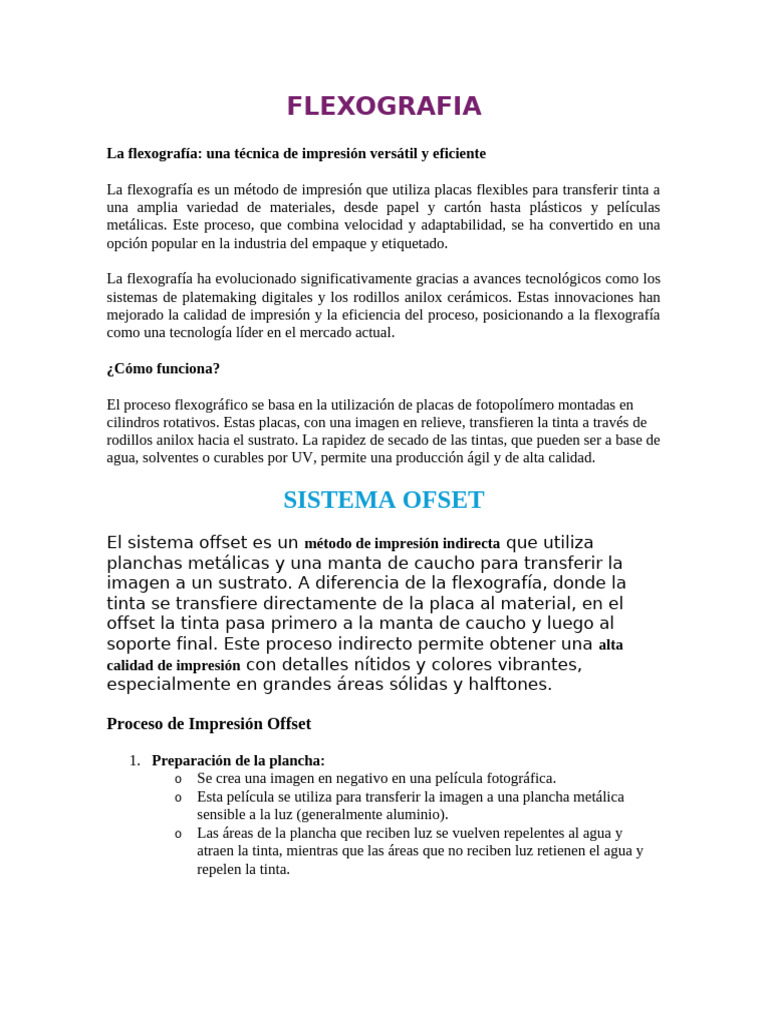 FLEXOGRAFIA | PDF | Impresión | Diseño gráfico
