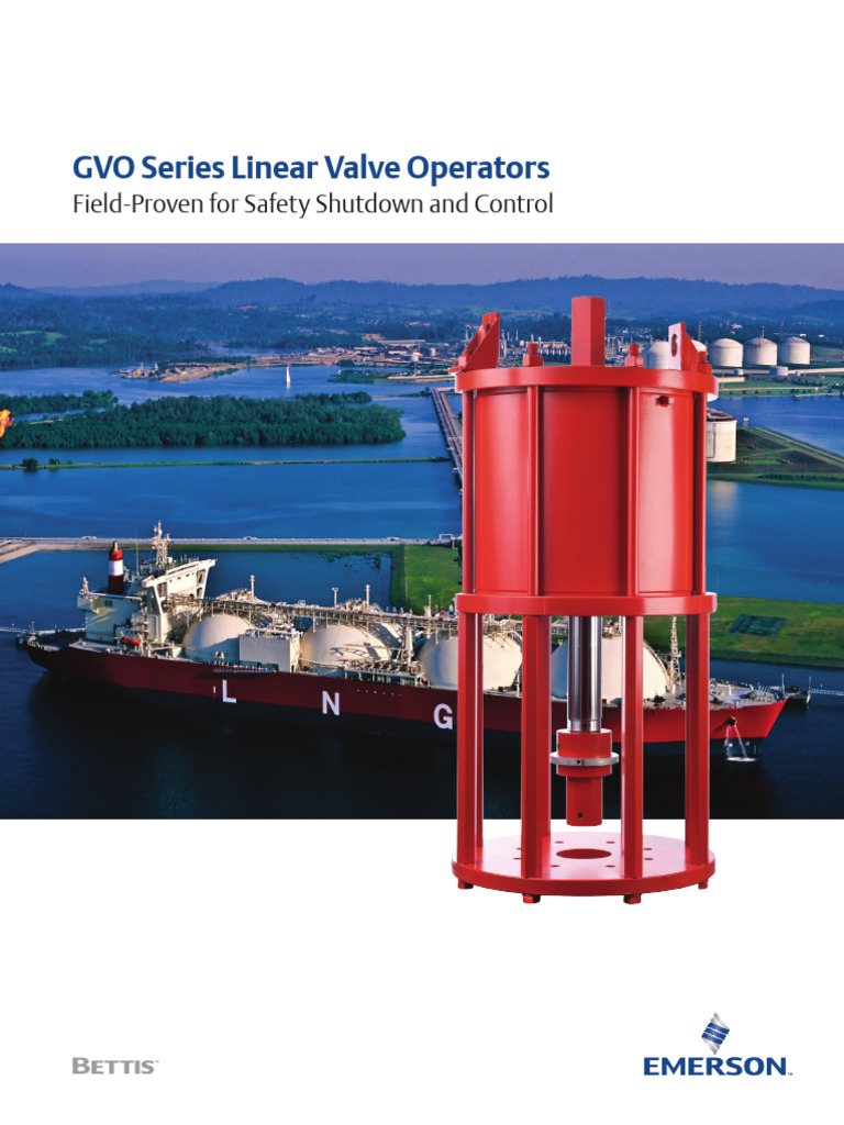 Brochure Gvo Series Linear Valve Operators Bettis en 86358 | PDF | Actuator | Valve