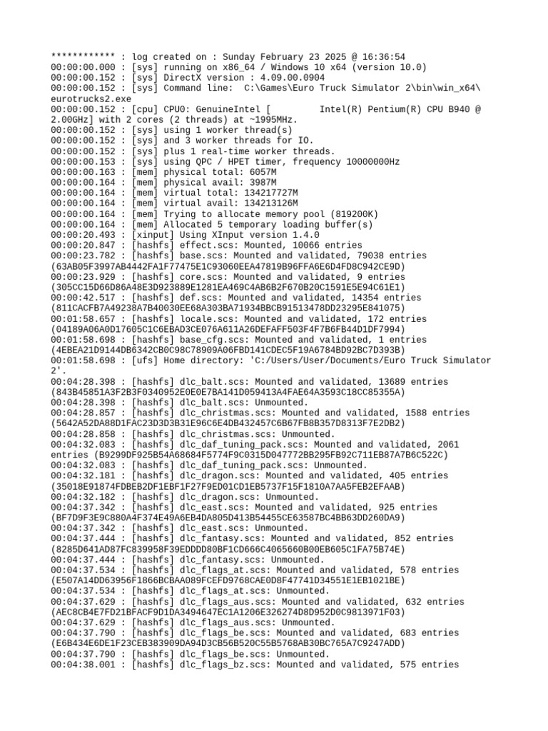 game.log | PDF | Thread (Computing) | Computing