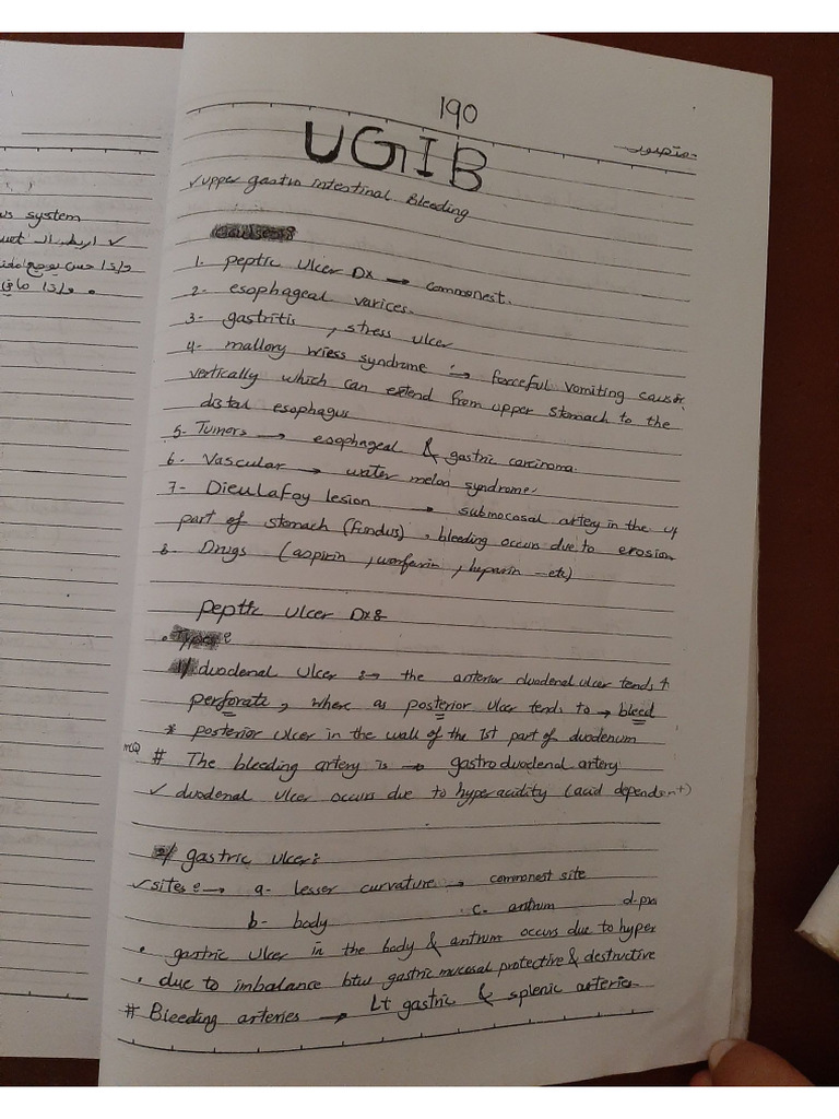 Masoor UGIB, LGIB, Esophagus | PDF