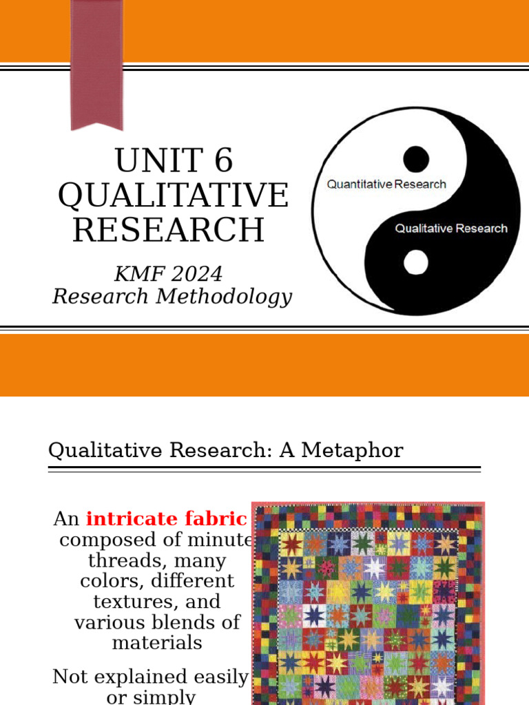 Qualitative Research Methodology Guide | PDF | Interview | Qualitative ...