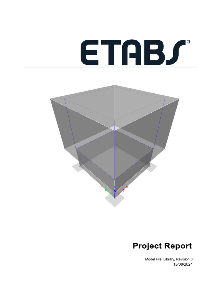 ETABS v21.0.0 Structural Model Data | PDF | Beam (Structure) | Concrete