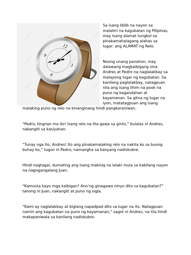 Alamat NG Relo | PDF