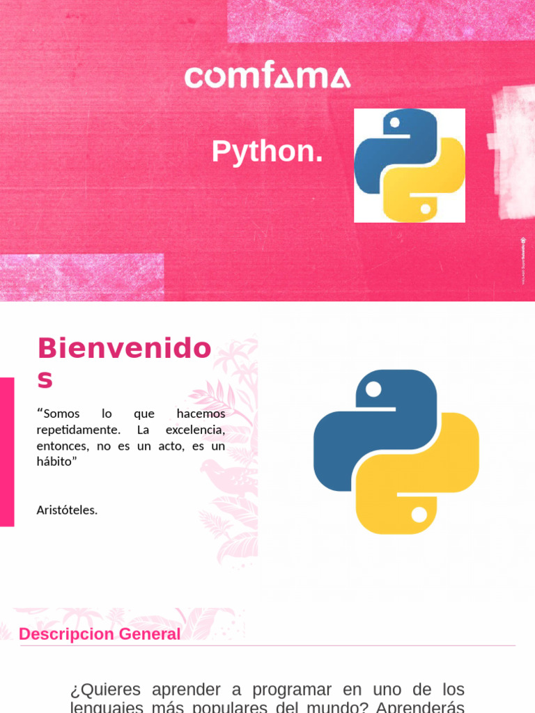 Intro Ducci Ó N Python | PDF | Python (lenguaje de programación) | Entorno de desarrollo integrado