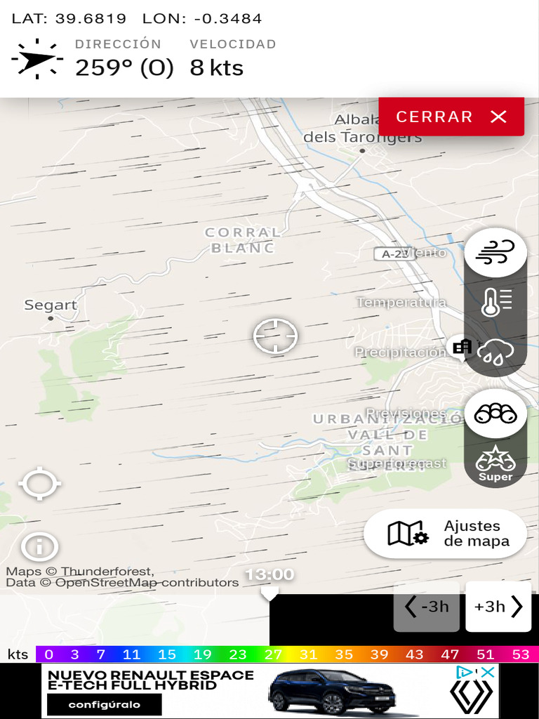 Windfinder - Mapa Del Viento, Informes de Predicción de Viento y Tiempo ...