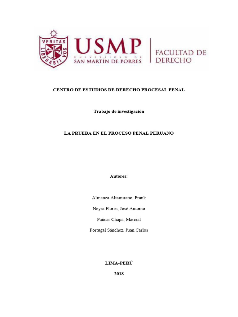 Prueba Prohibida - Juan Carlos Portugal | PDF | Ley procesal | Juez