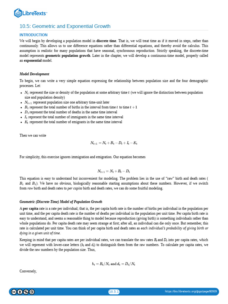 10.05 Geometric and Exponential Growth | PDF | Logarithm | Equations