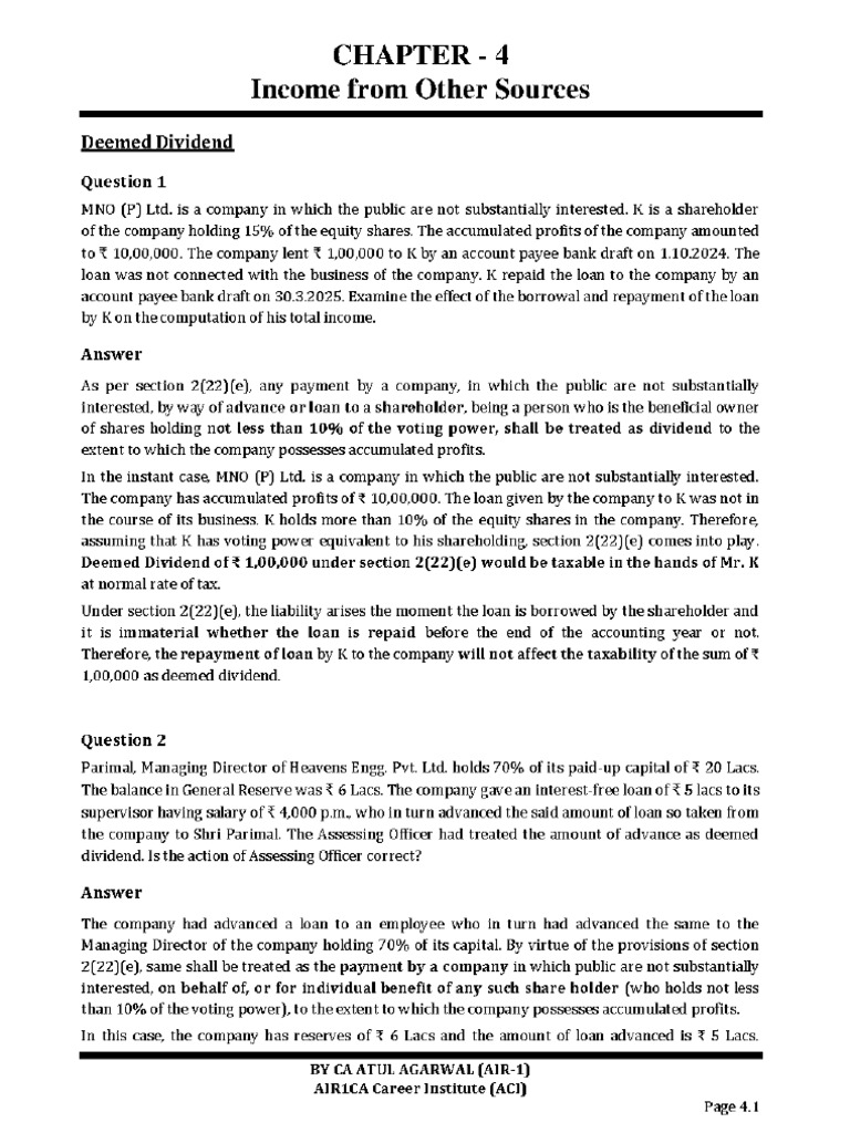 Chapter 4 Ifos | PDF