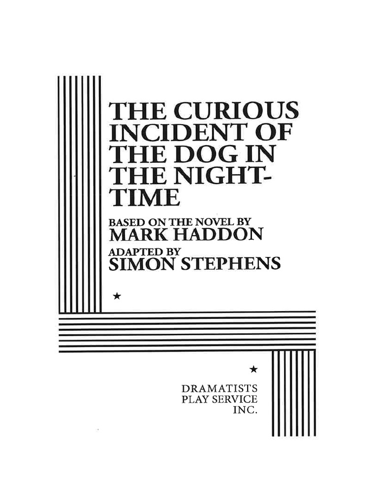 Curious Incident | PDF