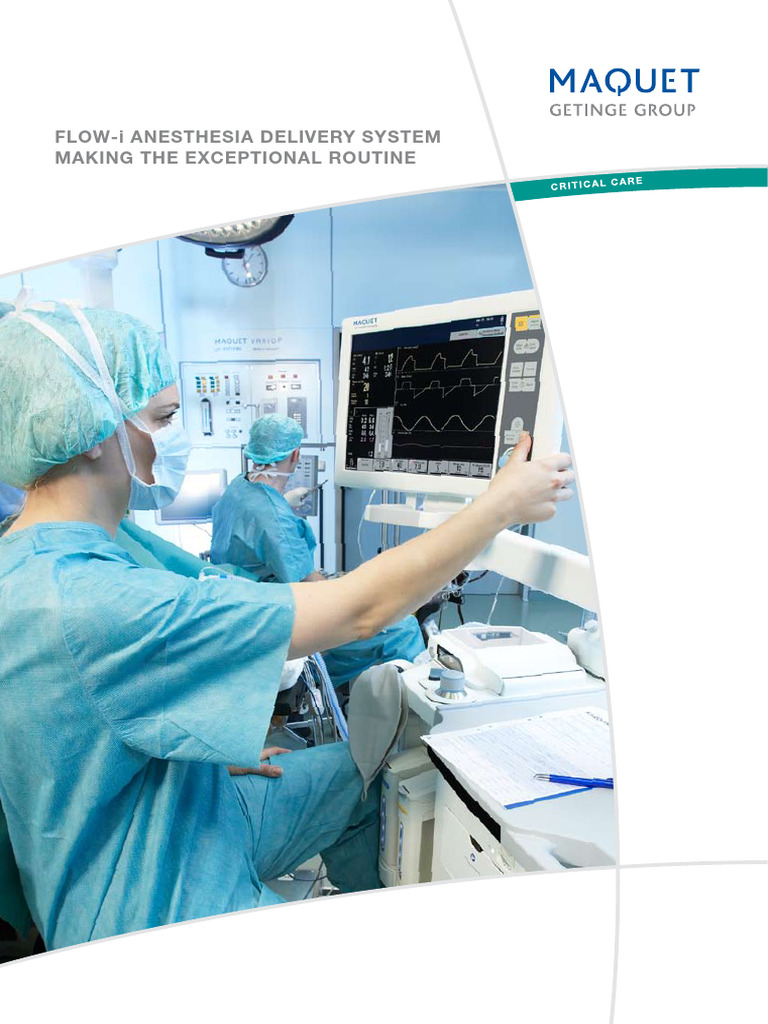 Flow-I Brochure Mx-0671 Rev04 en LR | PDF | Anesthesia | Intensive Care ...