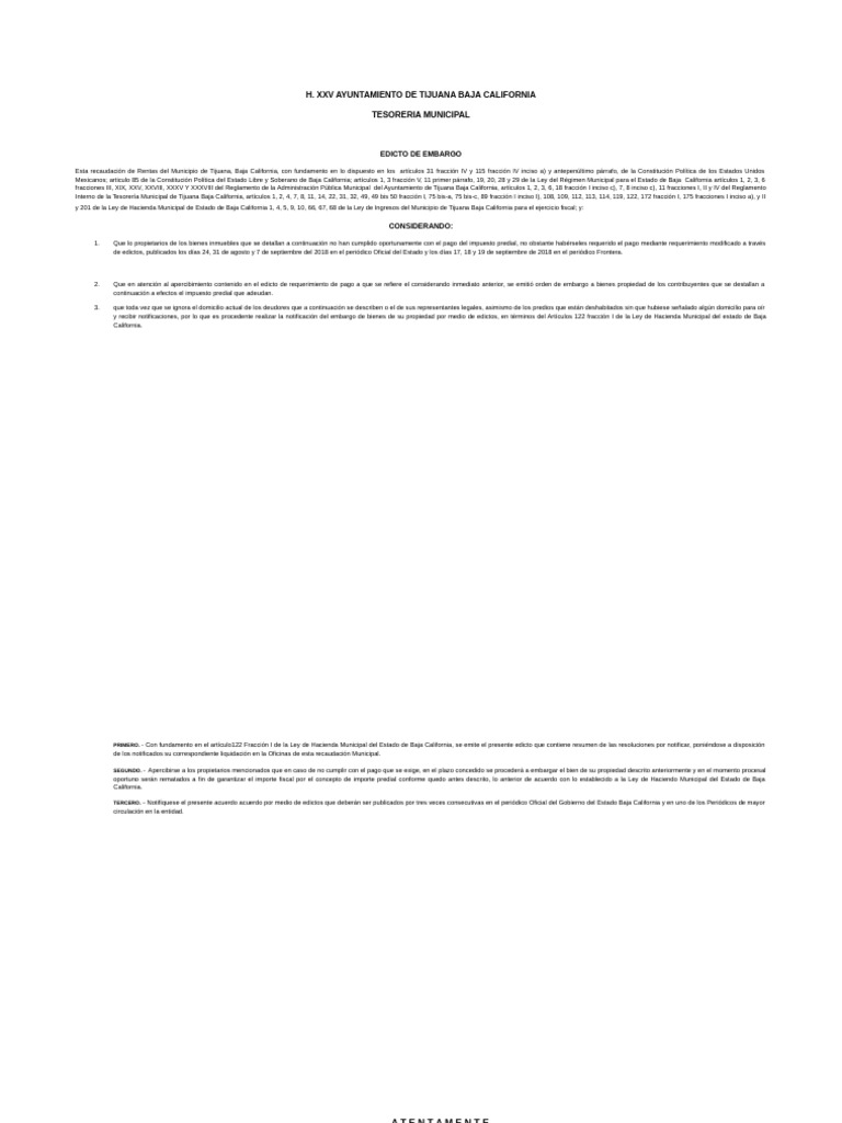 Edict Os | PDF | Gobierno