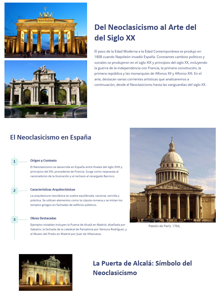 Presentación Neoclasicismo Al S. XX | PDF | Cubismo | Francisco Goya
