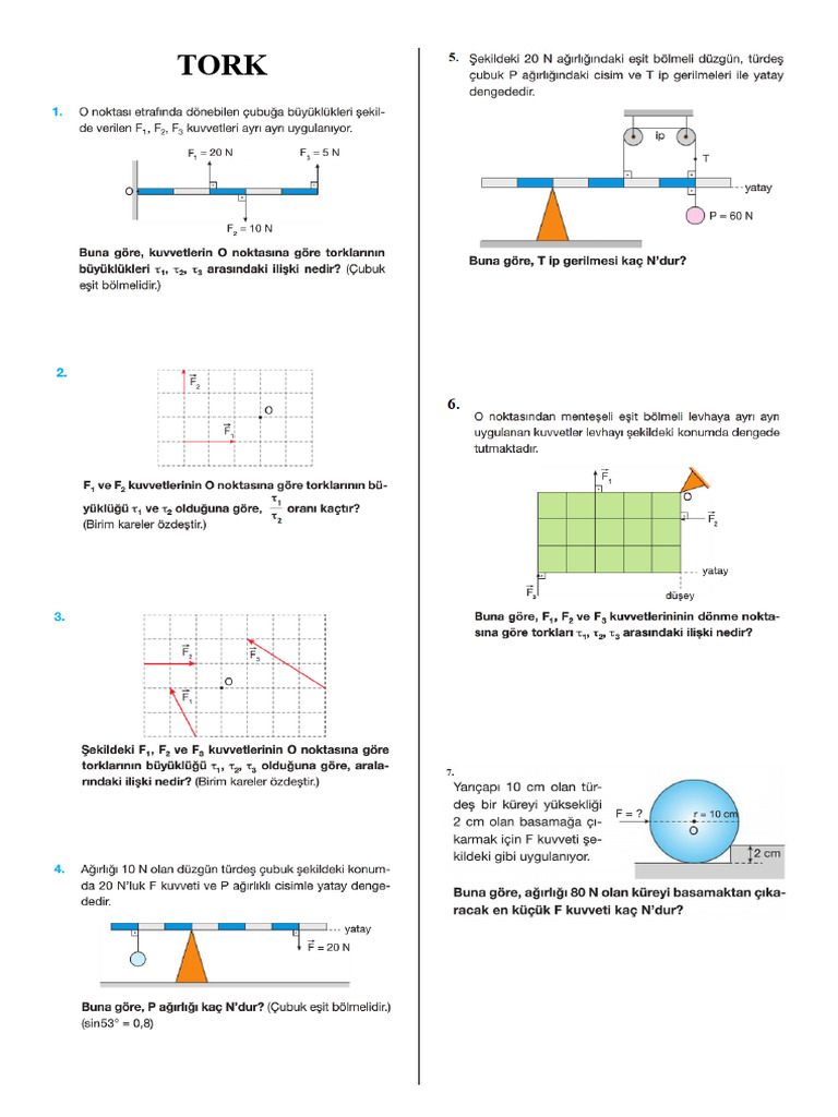 Tork-Denge - Agirlik Merkezi̇ | PDF