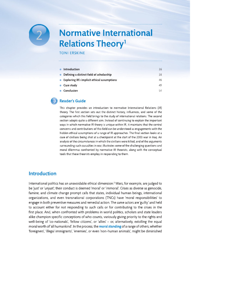 Libro International Relations Theories | PDF