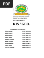 Bembea Ya Maisha Notes | PDF