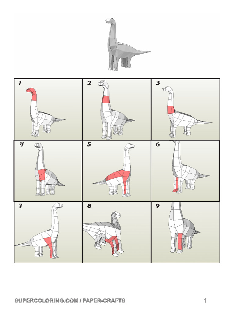 Dinosaur Paper Crafts | PDF