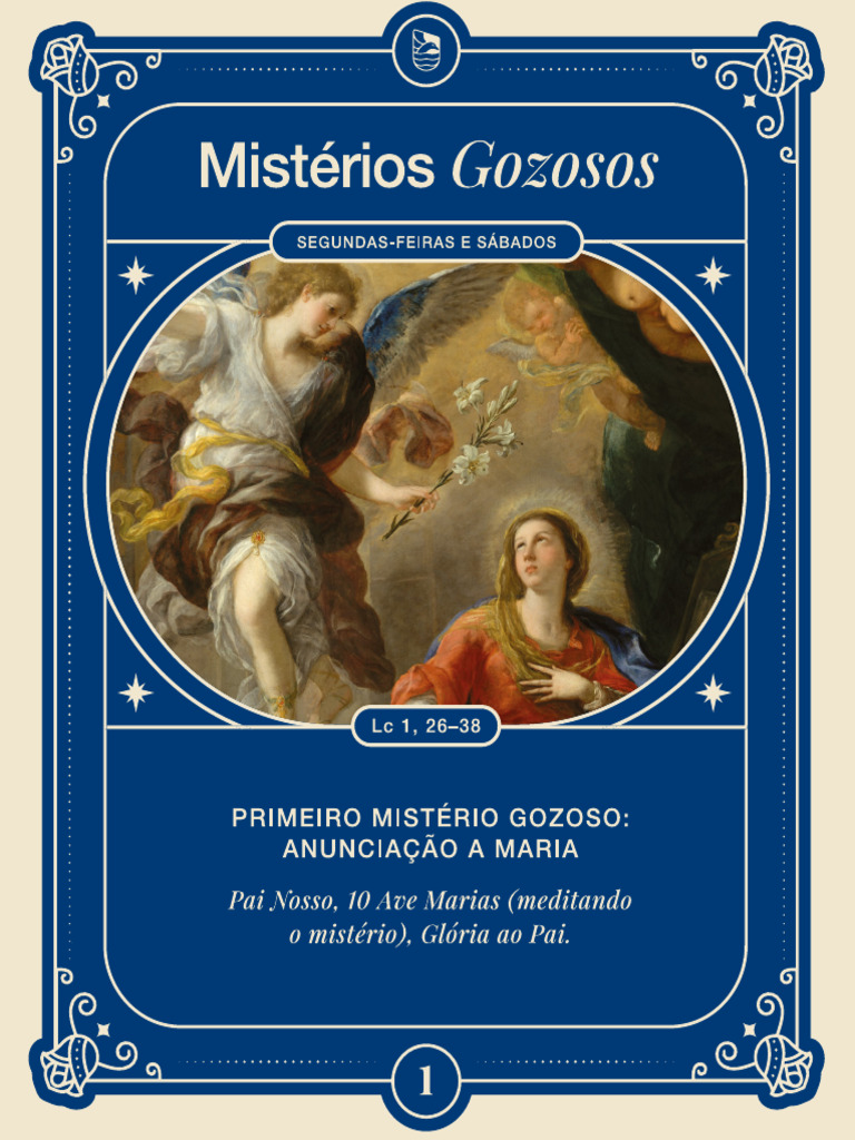 Mistérios Gozosos-MBC | PDF