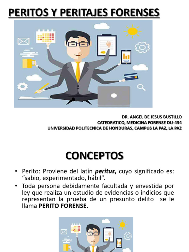 Peritos Forenses: Funciones y Clasificación | PDF | Testigo experto ...