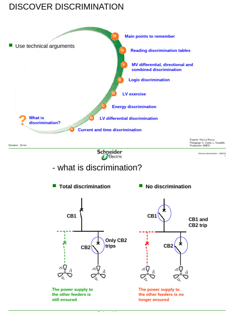 Discover Discrimination | PDF | Electrical Components | Power Engineering