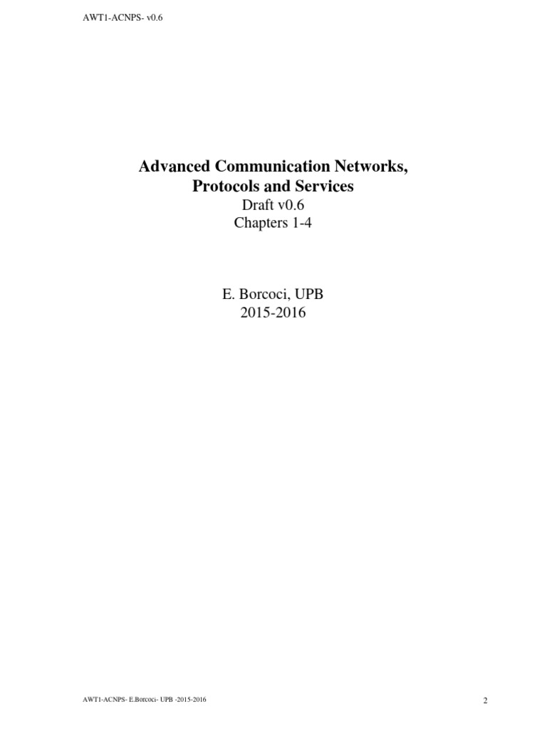 AWT1-ACNPS-v0.7 - Ch1-4 - 12 Jan 2016 | PDF | Networking | Multiprotocol Label Switching