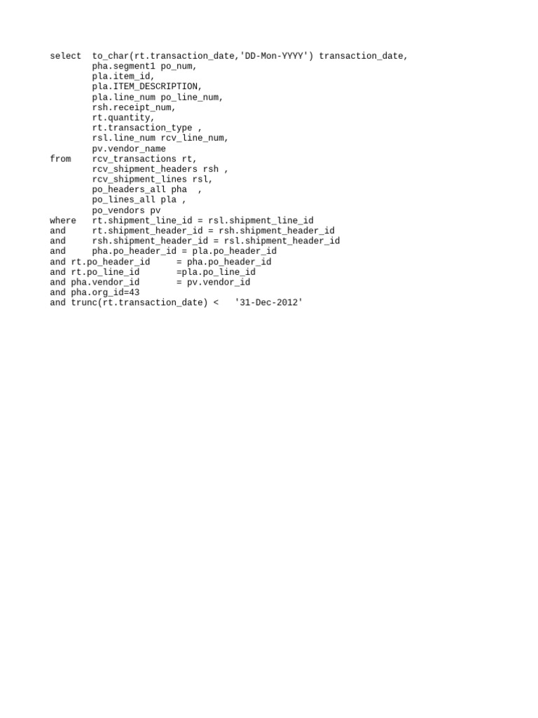 PO Closure Data | PDF