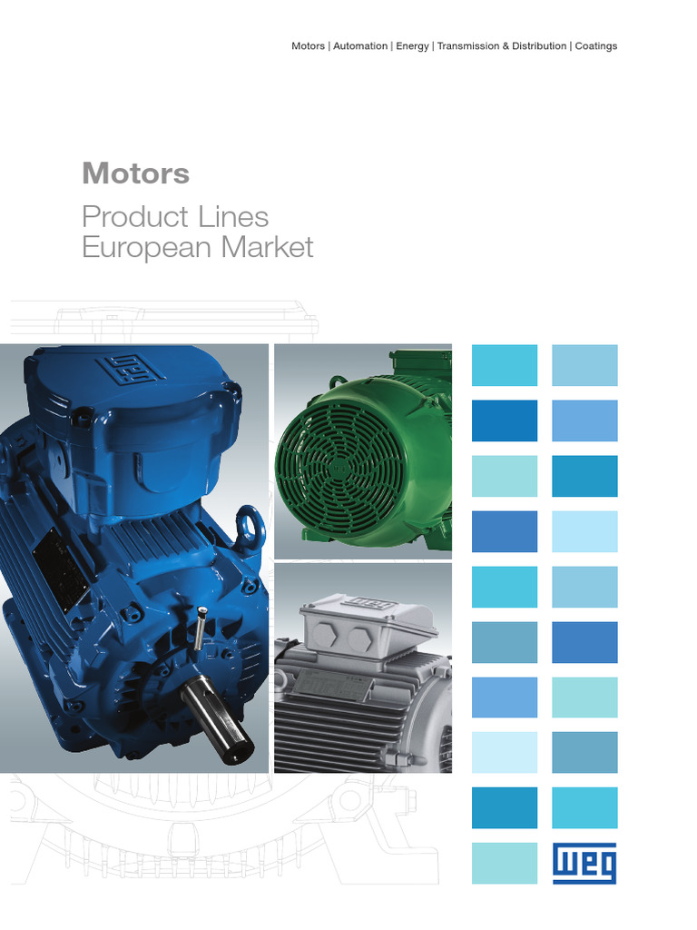 Weg Product Lines European Market 50019075 Brochure English Web | PDF | Electric Motor | Power ...