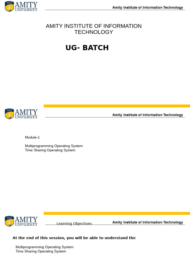 Time-Sharing & Multiprogramming OS Explained | PDF | Process (Computing ...