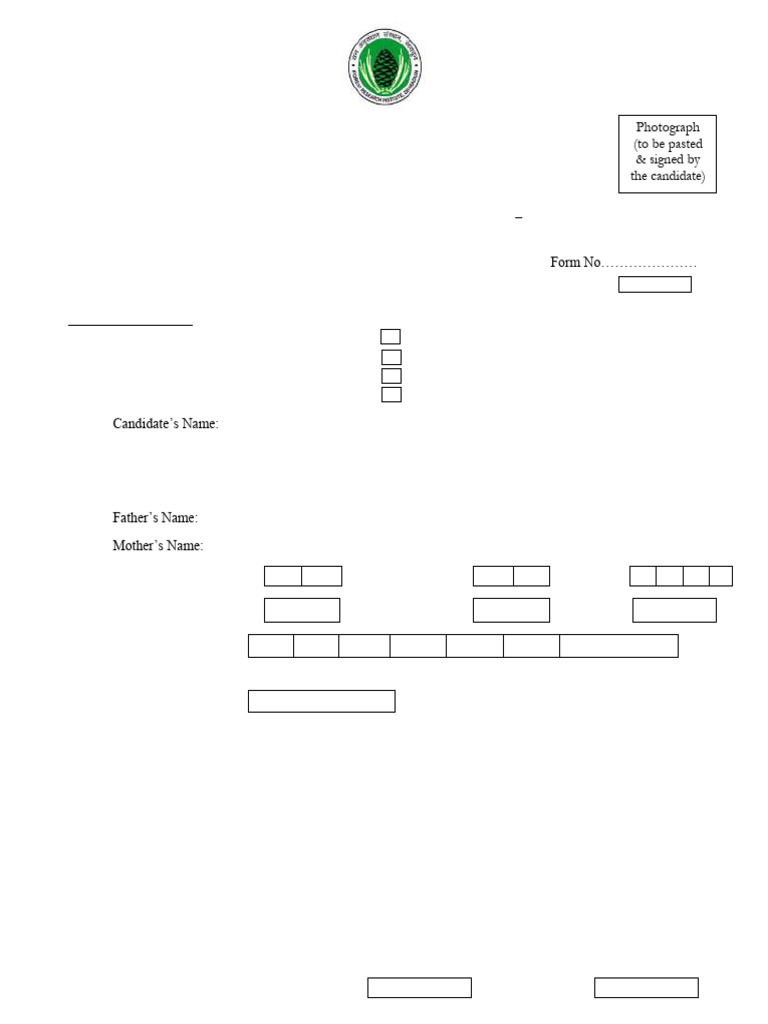 MSC Application Form 2025 26 For Indian Candidates | PDF