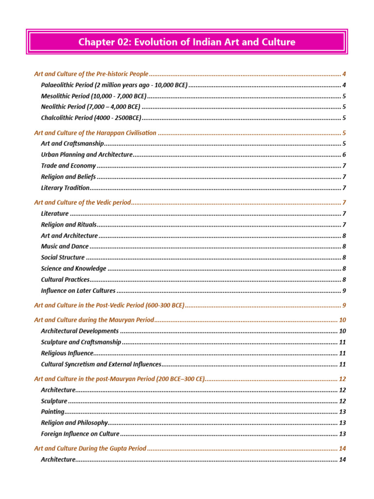 PMF-IAS-Art-Culture-02-Evolution | PDF | Vedas | Ashoka
