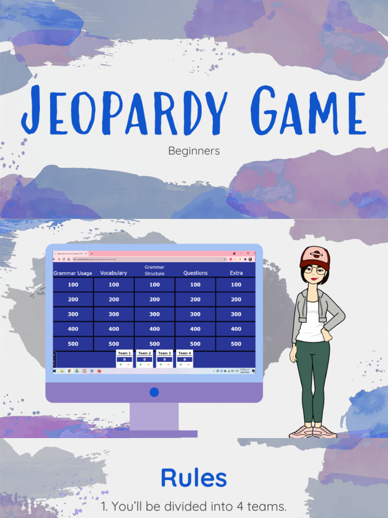 Beginners Activity (Jeopardy) | PDF