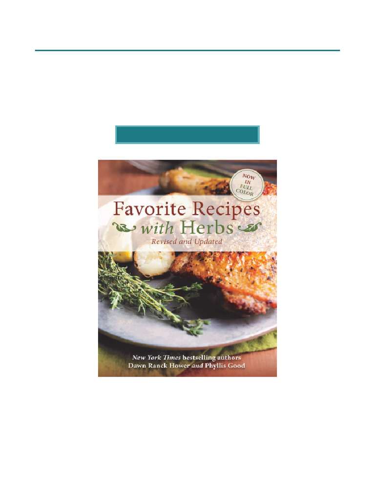 Favorite Herb Recipes Book Download | PDF