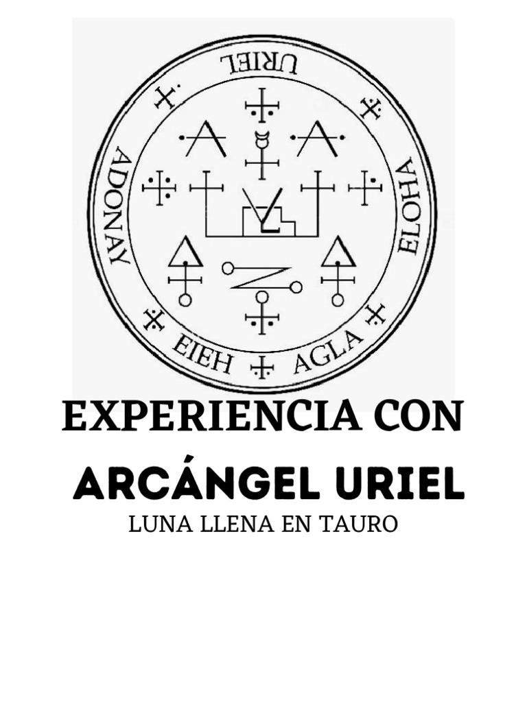 Ritual de Luna Llena en Tauro y Arcángel Uriel | PDF | Luna | Signo ...