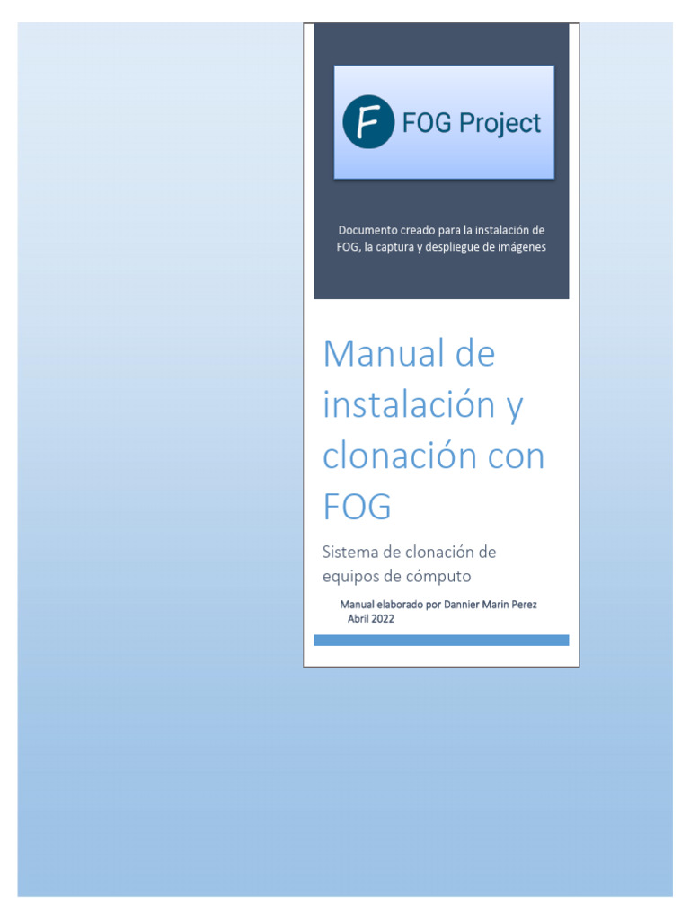 Manual FOG | PDF | Redes de computadoras | Arquitectura de Computadores