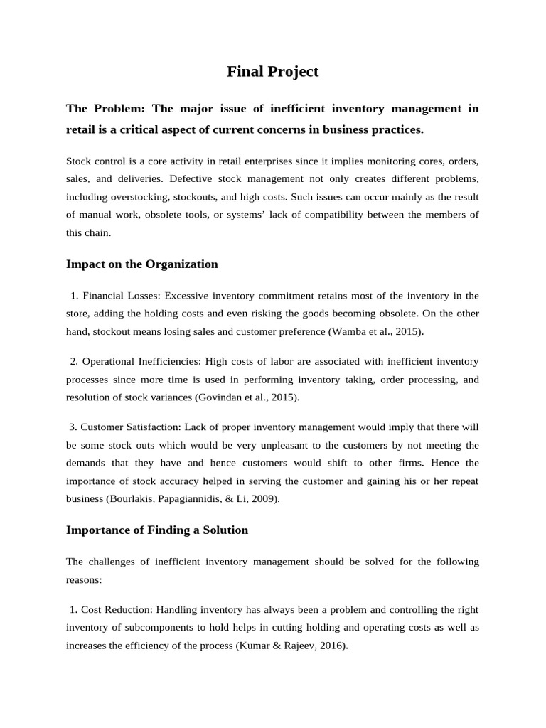 Final Project System analysis and design | PDF | Inventory | Software Development Process