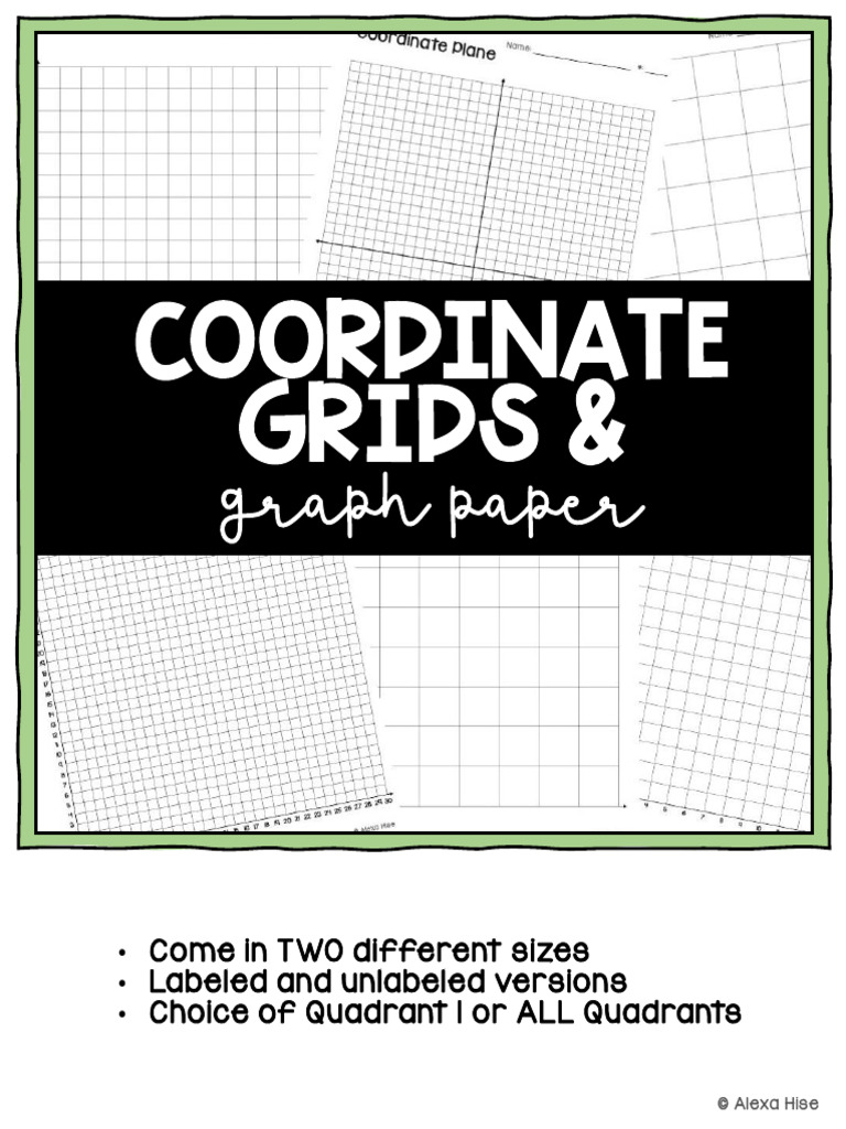 Coordinate Grids &: Graph Paper | PDF