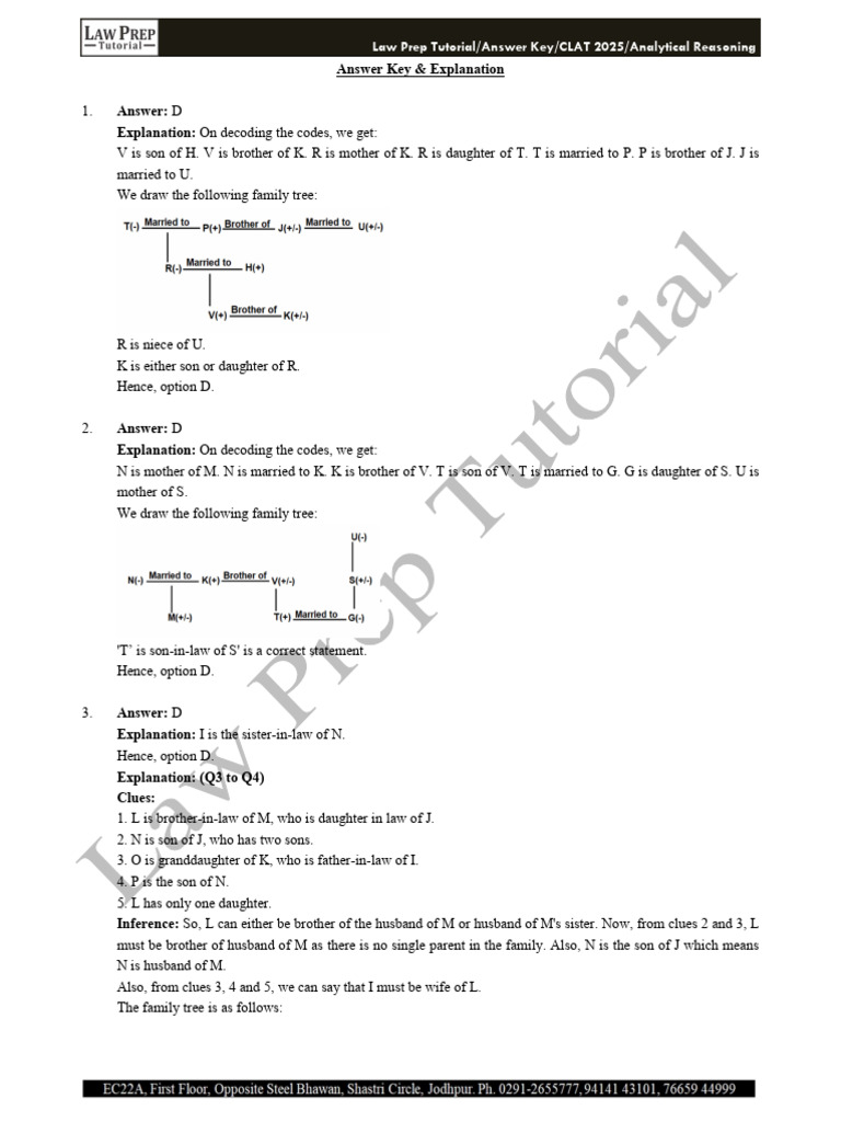 Blood_Relation-II_Key | PDF