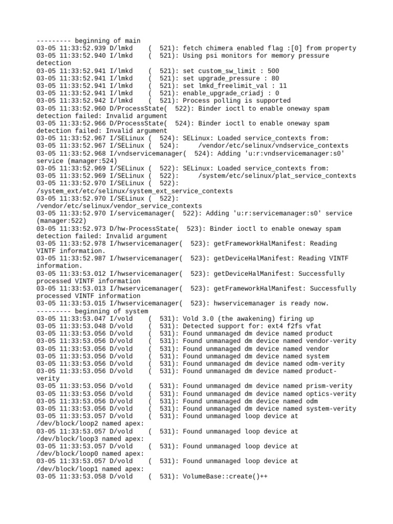Logcat Home Fota Update Log | PDF | System Software | Data Management
