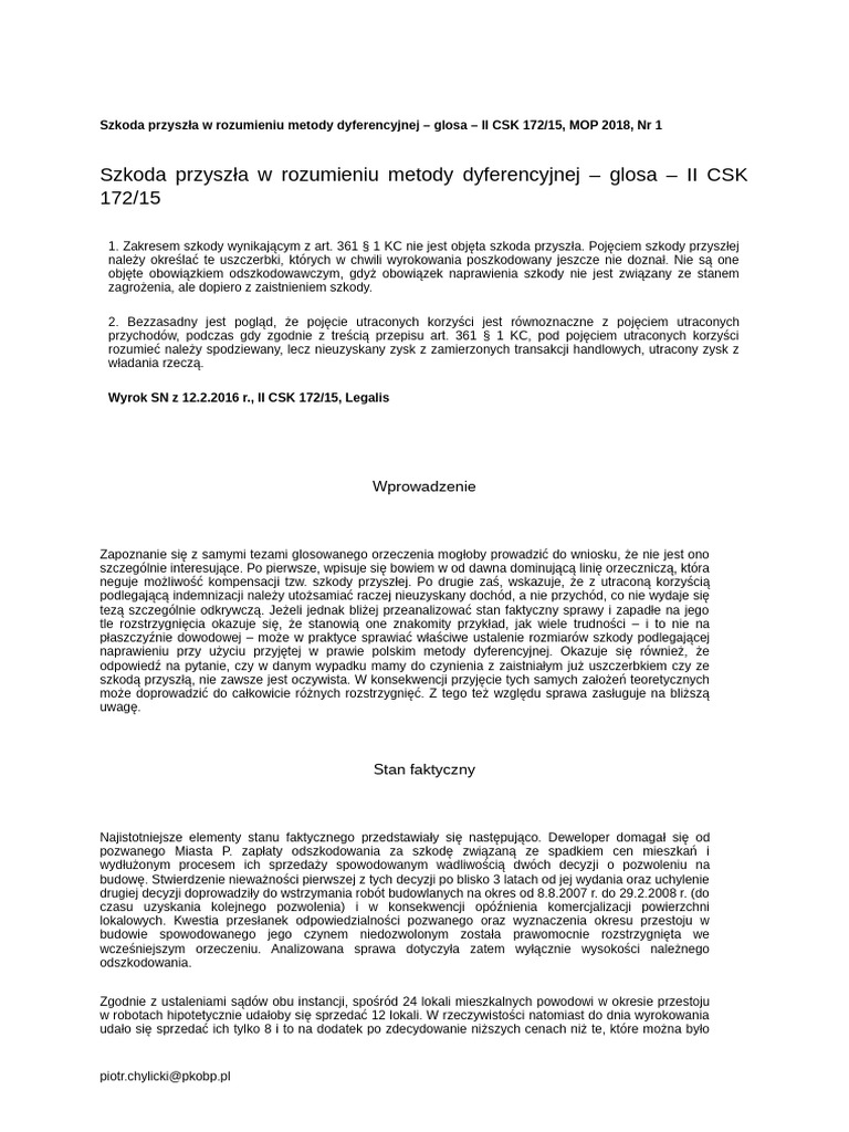 Bartłomiej Ostrzechowski MOP 2018 NR 1 | PDF