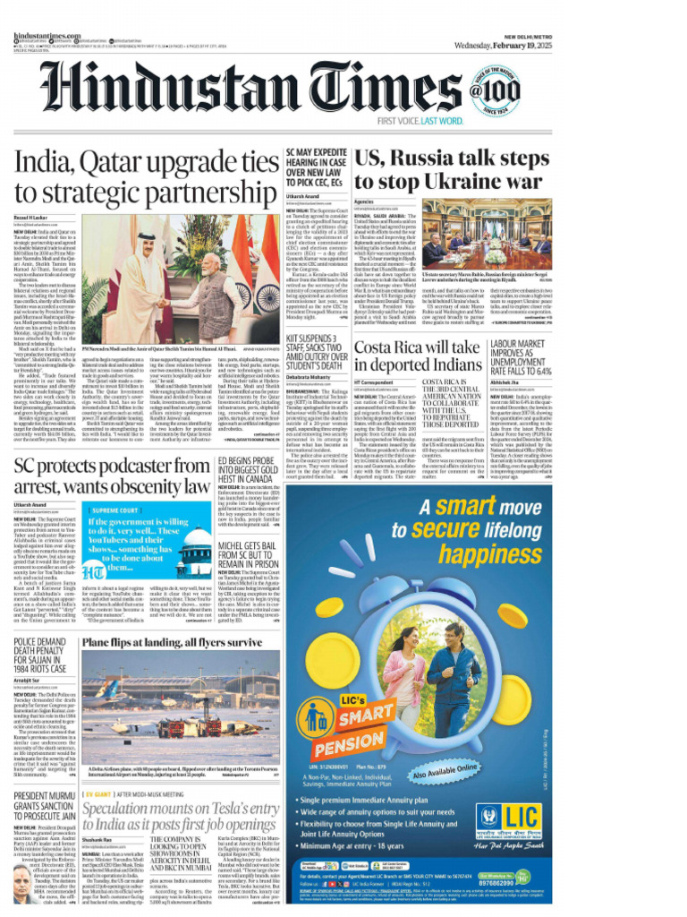 HT Delhi 19.02.2025 | PDF