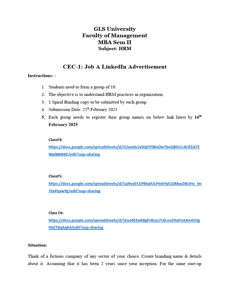 MBA - HRM CEC Components Details | PDF | Employee Retention | Business