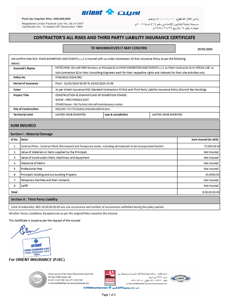 FAMS Insurance For Visual Lab (1) HJKJ (1) GHHGF | PDF | Insurance ...