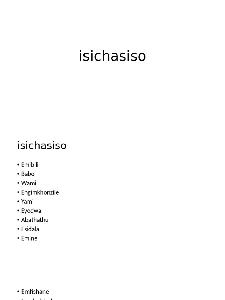 Isichasiso | PDF