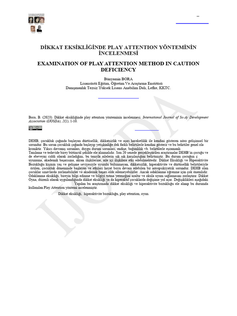 Play Attention Makale | PDF