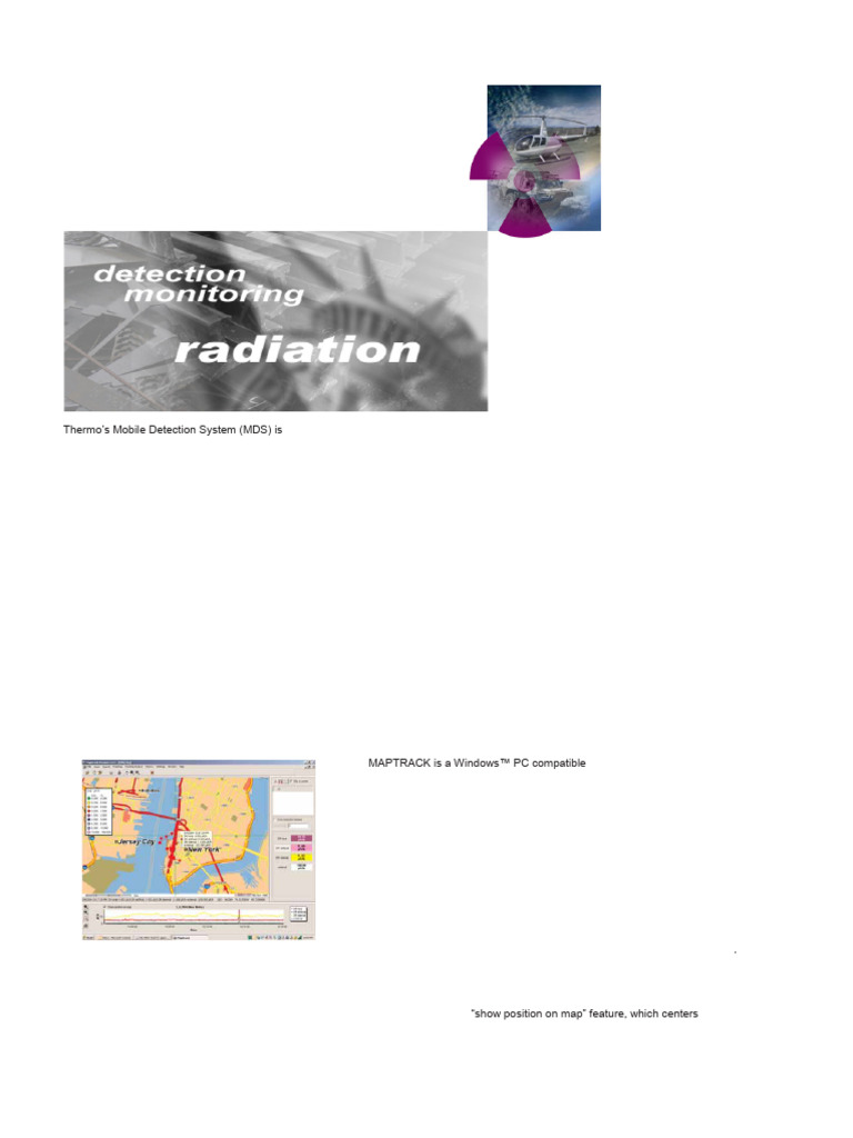 LS Mobile Detection System MDS | PDF | Radiation | Geographic Information System