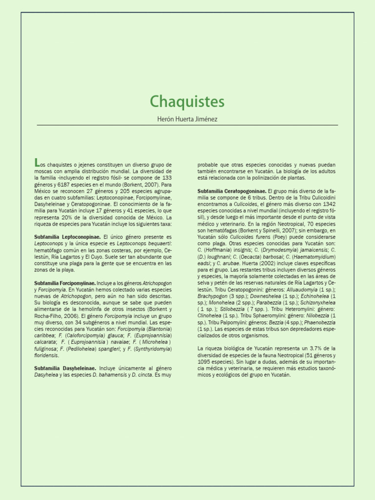 36 Chaquistes | PDF | Zoología | Organismos