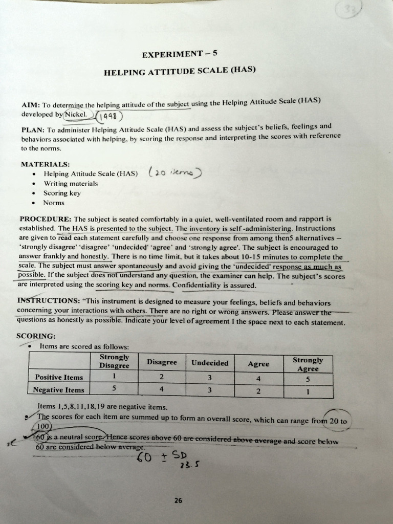 Helping at Scale - EXPERIMENT 5 | PDF | Attitude (Psychology) | Psychological Attitude